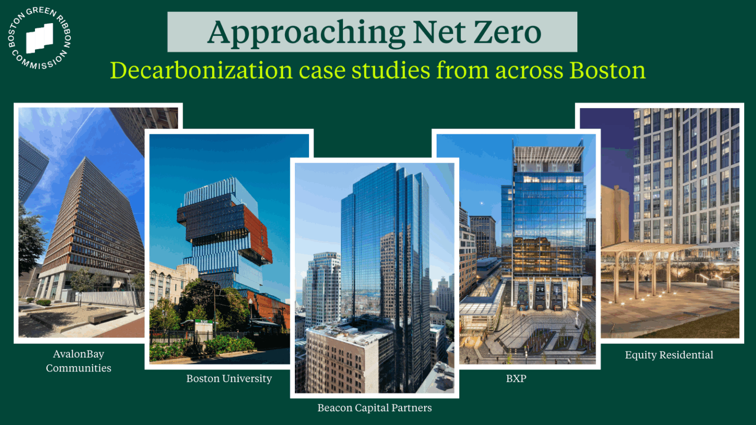 Boston Green Ribbon Commission - Developing shared strategies for ...